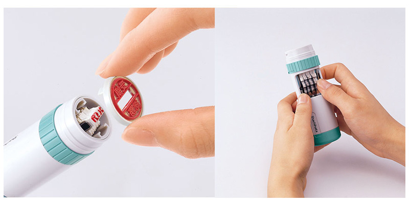 【シヤチハタ】食品用印 データーネーム30号 スタンド式 日付印 (印面直径30mm) 賞味期限 消費期限 要冷蔵 製造日 はんこ スタンプ