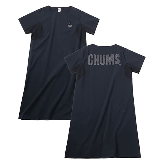 チャムス エアトレイルストレッチチャムスワンピース CH18-1353 レディース/女性用 ワンピース Airtrail Stretch CHUMS One-Piece 2025年春夏新作 ...